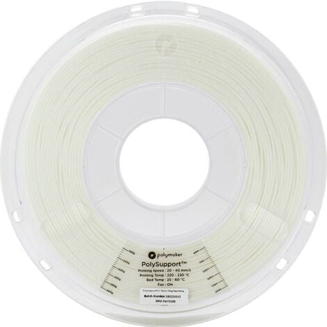 Polymaker PD04001 Polysupport filament blanc perle 750g
