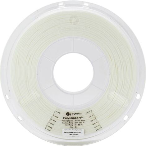 Polymaker PD04002 Polysupport Breakaway Filament Matériau support 2.85 mm 750 g blanc perle 1 pc(s)