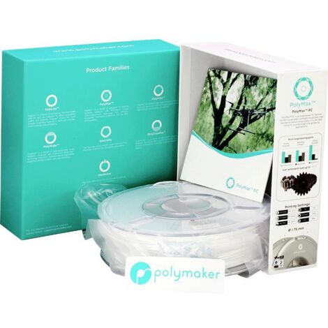 Polymaker PC02004 Polymax Tough Filament PC (polycarbonate) rigidité élevée, résiste à la ...