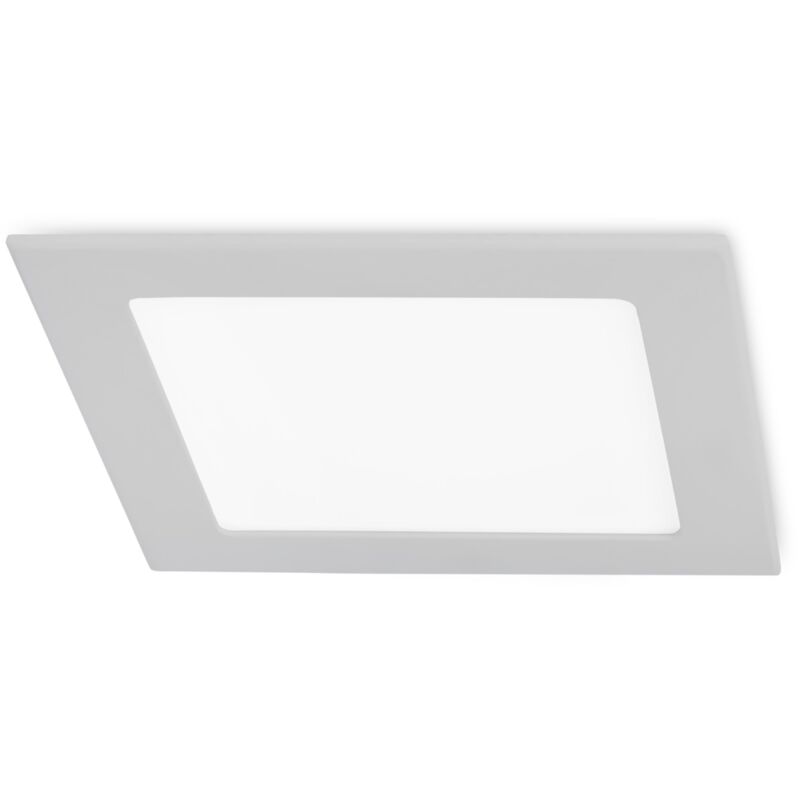 FORLIGHT Easy Square Downlight Cuadrado Gris LED Blanco cálido 3000K