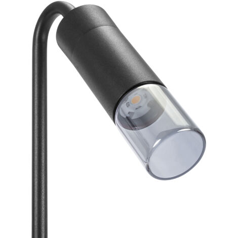 FORLIGHT Trim baliza negro con led blanco cálido 3000K