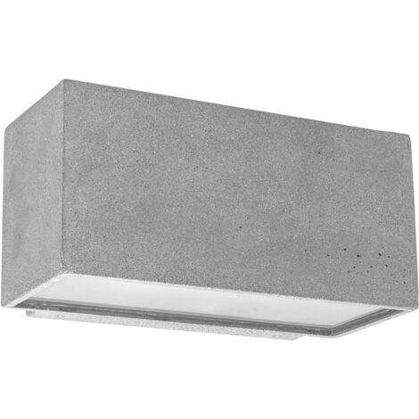 FORLIGHT - APLIQUE IP44 ALMA E27 15 CEMENTO