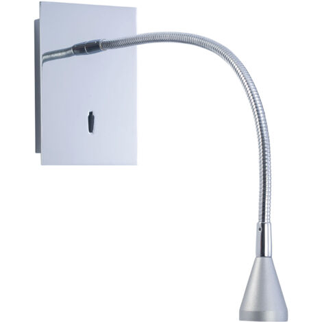 Luz De Lectura Book Rectangular Recessed Led 2.2W 3000K Cromo 115Lm