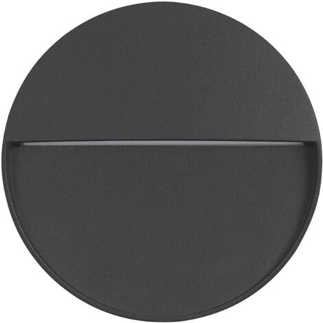 FORLIGHT Nod Round - Foco LED Exterior IP65 de Superficie para Pared ...