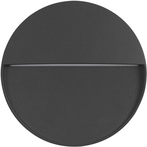 FORLIGHT Nod Round - Foco LED Exterior IP65 de Superficie para Pared ...