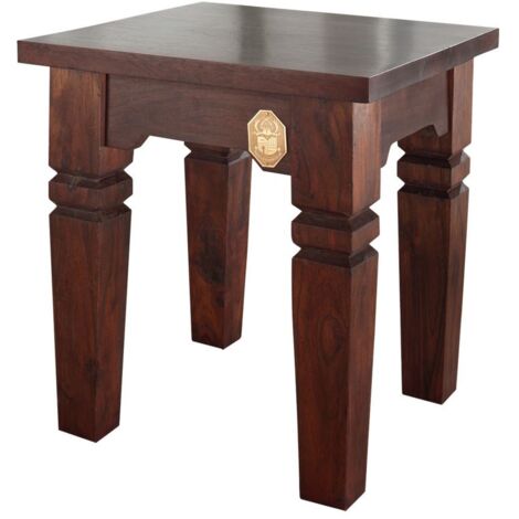 Hocker Akazie 42x42x45 nougat lackiert OXFORD 601