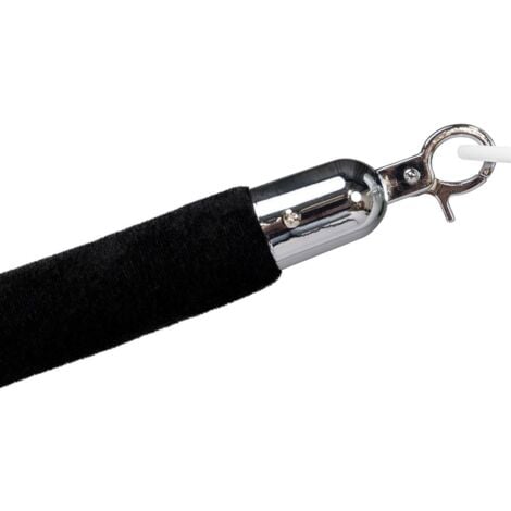 Cordon de séparation pour potelet de tapis rouge - Velours noir ...