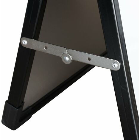 Tableau blanc portable avec cadre noir 30x40 cm