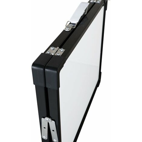 Tableau blanc portable avec cadre noir 30x40 cm