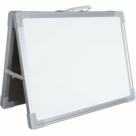 Tableau blanc portable avec cadre en aluminium 30x40 cm