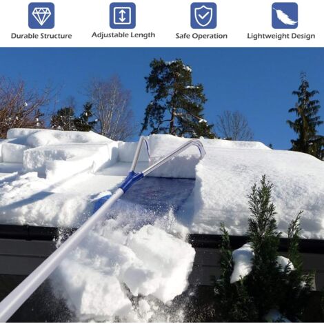 GOPLUS Schnee Dachrechen, 661cm Dach Rake mit ausziehbare ...