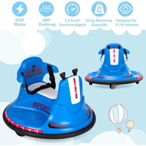 GOPLUS 6V Autoscooter für Kinder & Kleinkinder, Elektrofahrzeug mit 2,4 ...