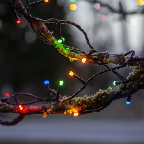 LED-Lichterkette "Flashy", 100 bunte LED