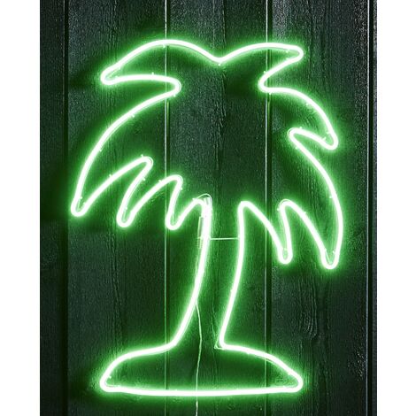 Best Season LED-Silhouette 'Flatneon', 384 LED, Palme