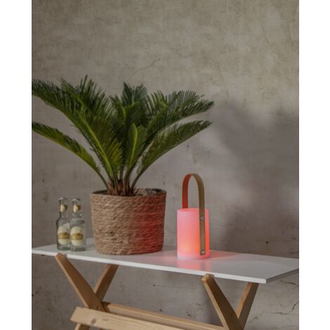 Outdoor-LED-Laterne Lisa, Farbwechsel, Akku inkl.