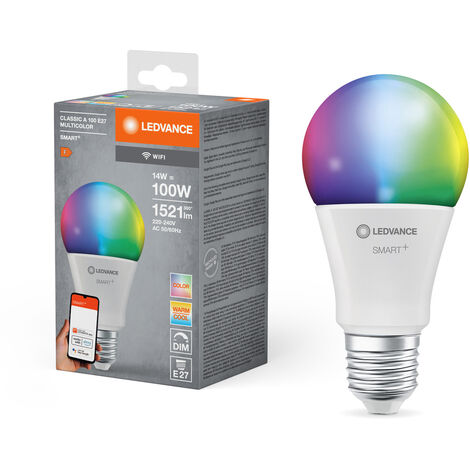 LEDVANCE SMART+ WIFI LED LAMP, FROSTED LOOK, 14W, 1521LM, CLASSIC BULB ...