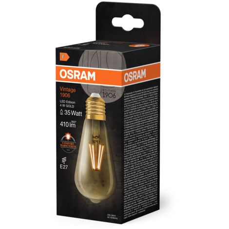 Ampoule LED OSRAM Vintage 1906® Classic Edison, 4W, 410lm