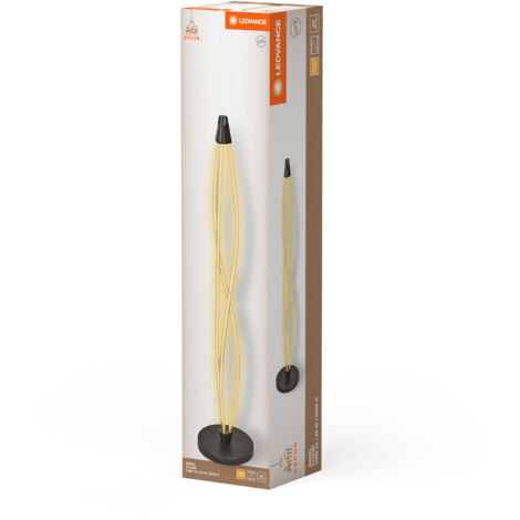 LEDVANCE Swirl Floor Lampe sur pied en polycarbonate ondulé avec LED et ...
