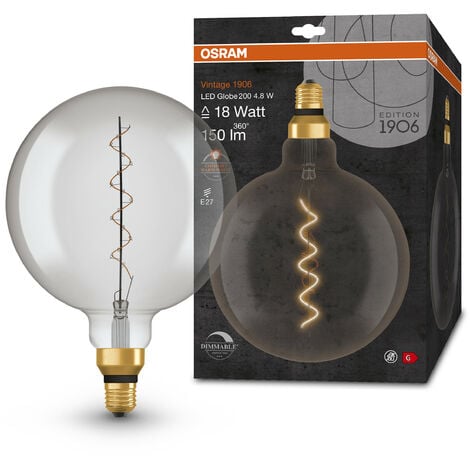 Ampoule LED OSRAM Vintage 1906, fumé, 4,8W, 150lm