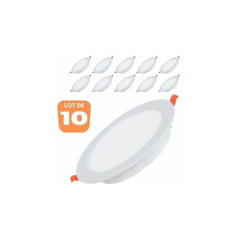 Juego de 10 Alexa SMD LED White 30W 3000K SPOTS