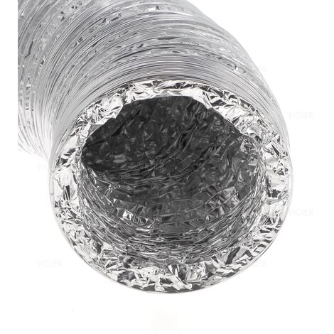 Gaine de hotte Diametre 150mm Extensible à 3mètres GAINE150COMPACTE ...