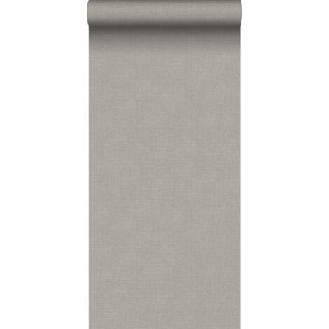 papier peint lin taupe - Sanders & Sanders