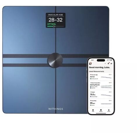 Withings Body Comp - Bilancia pesapersone digitale WiFi e bluetooth con analisi corporea ...