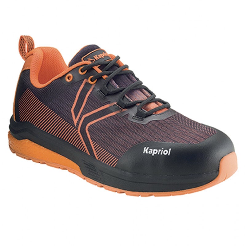 Chaussures de sécurité basses AIRISE KNIT S1-P SRC noir-orange KAPRIOL - Pointure: 45