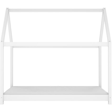 Lit enfant COT 160x80 cm pin blanc mat
