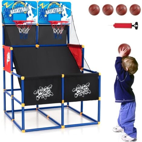GOPLUS Gioco Arcade a Canestro per Bambini, Arcata di Pallacanestro a ...