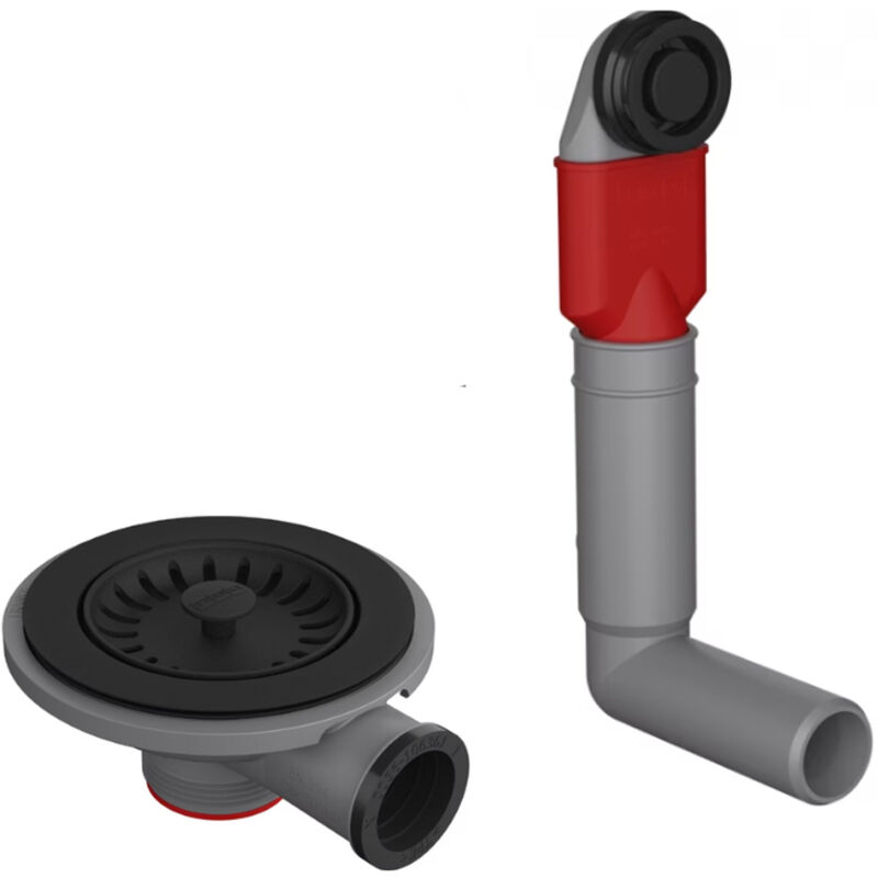 Vidage manuel noir mat pour éviers Rotondo (ROG 611-62) - Franke