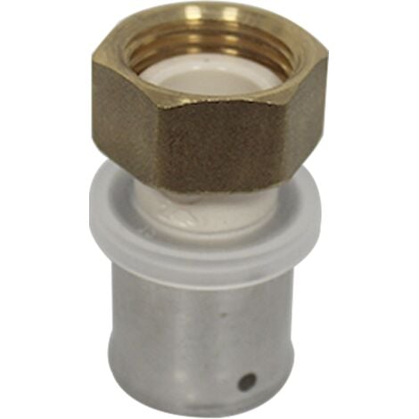 Raccord multicouche PPSU à sertir femelle écrou libre (15/21) 1/2" - Ø16x2,0