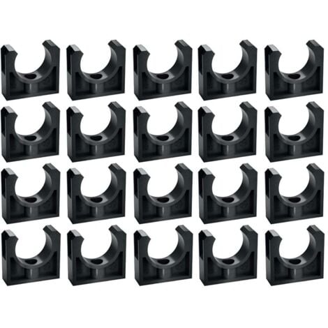 20 CLIPS DE FIXATION TUBE DE 25 - PLASSON