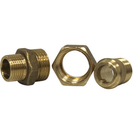Raccord Union Droit 3 pièces Mâle/Mâle Ø3/8'' (12/17) - Arcanaute