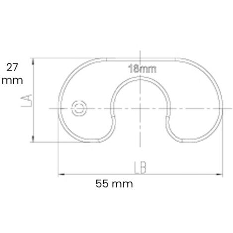 Clip de démontage Ø18 pour raccords B Push à clipser - IBP Bänninger