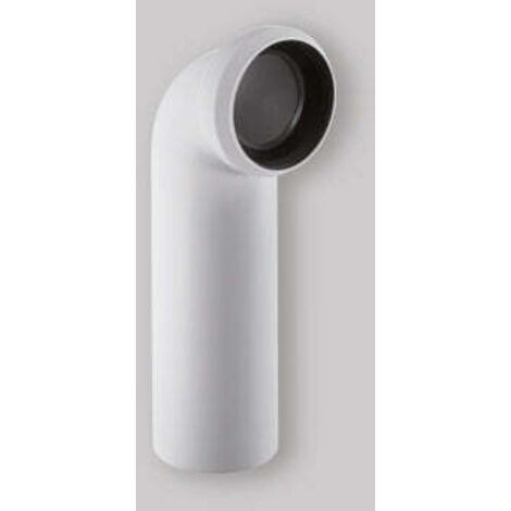 Coude de raccordement 90° WC Geberit Ø110mm, Blanc alpin - Geberit