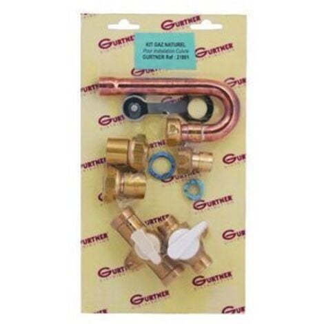 Kit GAZ naturel raccordement en cuivre