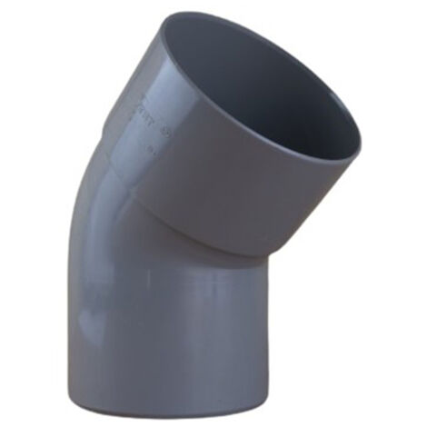 Coude PVC 45° Mâle/Femelle Ø110 - First Plast