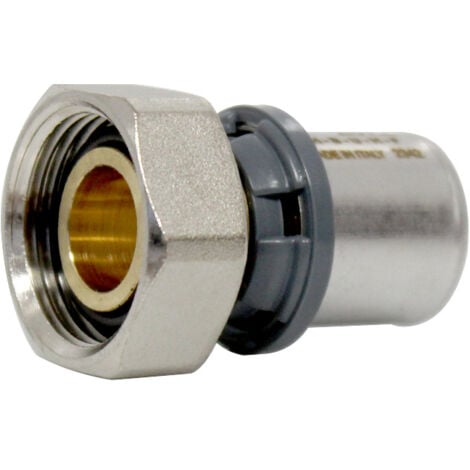 Raccord multicouche à sertir TH - Femelle écrou libre Eurocone 3/4" - Ø20x2,0 - Arcanaute