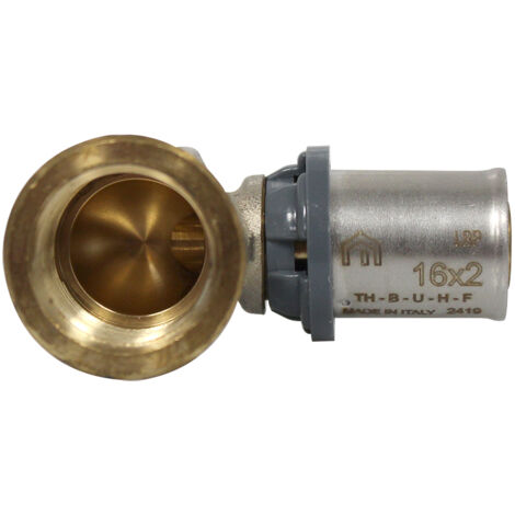 Raccord multicouche à sertir TH - Coude Femelle 1/2" (15/21) - Ø16x2,0 - Arcanaute