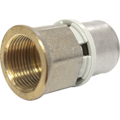 Raccord multicouche à sertir TH - Droit Femelle 3/4" (20/27) - Ø26x3,0 - Arcanaute