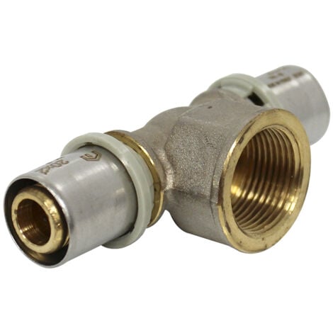 Té multicouche à sertir TH - Ø20x2,0 - Femelle 3/4" (20/27) - Ø20x2,0 - Arcanaute