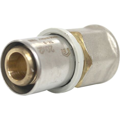 Raccord multicouche à sertir TH - Droit Femelle 1/2" (15/21) - Ø20x2,0 - Arcanaute