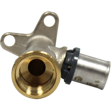 Raccord multicouche à sertir TH - Coude allongé Femelle 1/2" (15/21) - Ø16x2,0 - Arcanaute