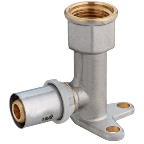 Raccord multicouche à sertir TH - Coude allongé Femelle 1/2" (15/21) - Ø20x2,0 - Arcanaute