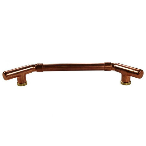 Lot de 10 Poignées élégantes en Cuivre - Entraxe 160 mm - Ø12 - Arcanaute
