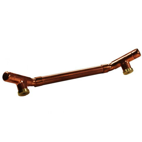Lot de 10 Poignées élégantes en Cuivre - Entraxe 160 mm - Ø12 - Arcanaute