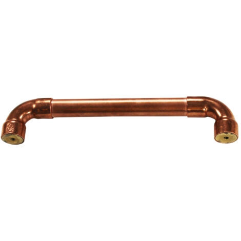 Lot de 5 Poignées simple en Cuivre - Entraxe 330 mm - Ø14 - Arcanaute