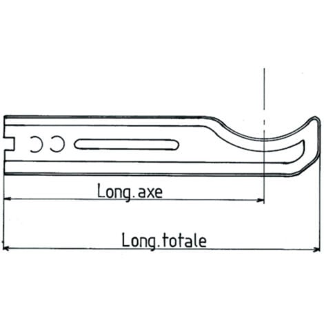 Support à sceller pour radiateur en fonte type traditionnel - Longueur ...