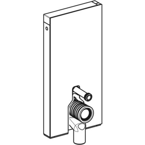 Panneau sanitaire Geberit MONOLITH pour WC au sol, 101 cm, habillage ...